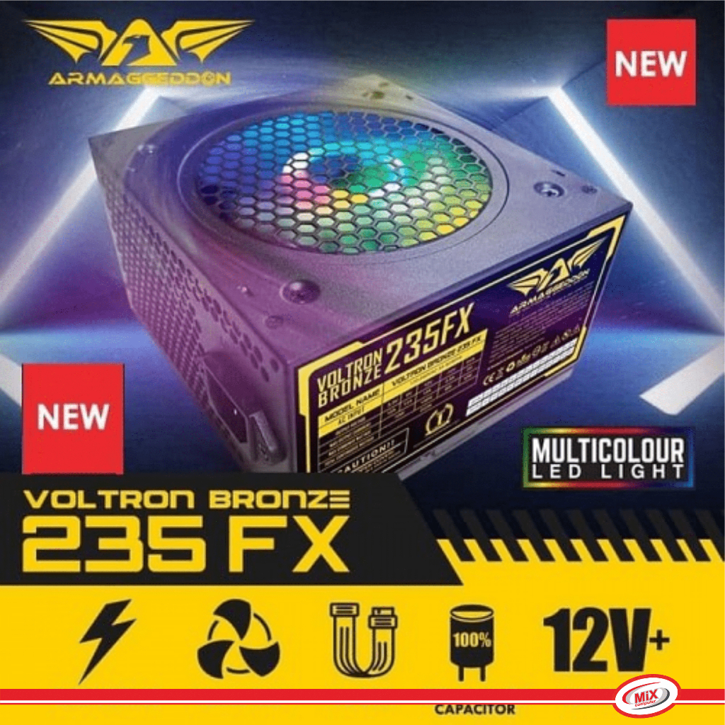 Jual Power Supply Armaggeddon Voltron Bronze 235 FX PSU | Shopee Indonesia