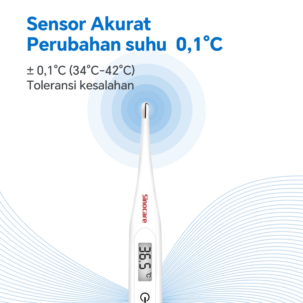 Jual T11L Termometer Digital Sinocare – Medis, Anti Air, Cocok untuk ...
