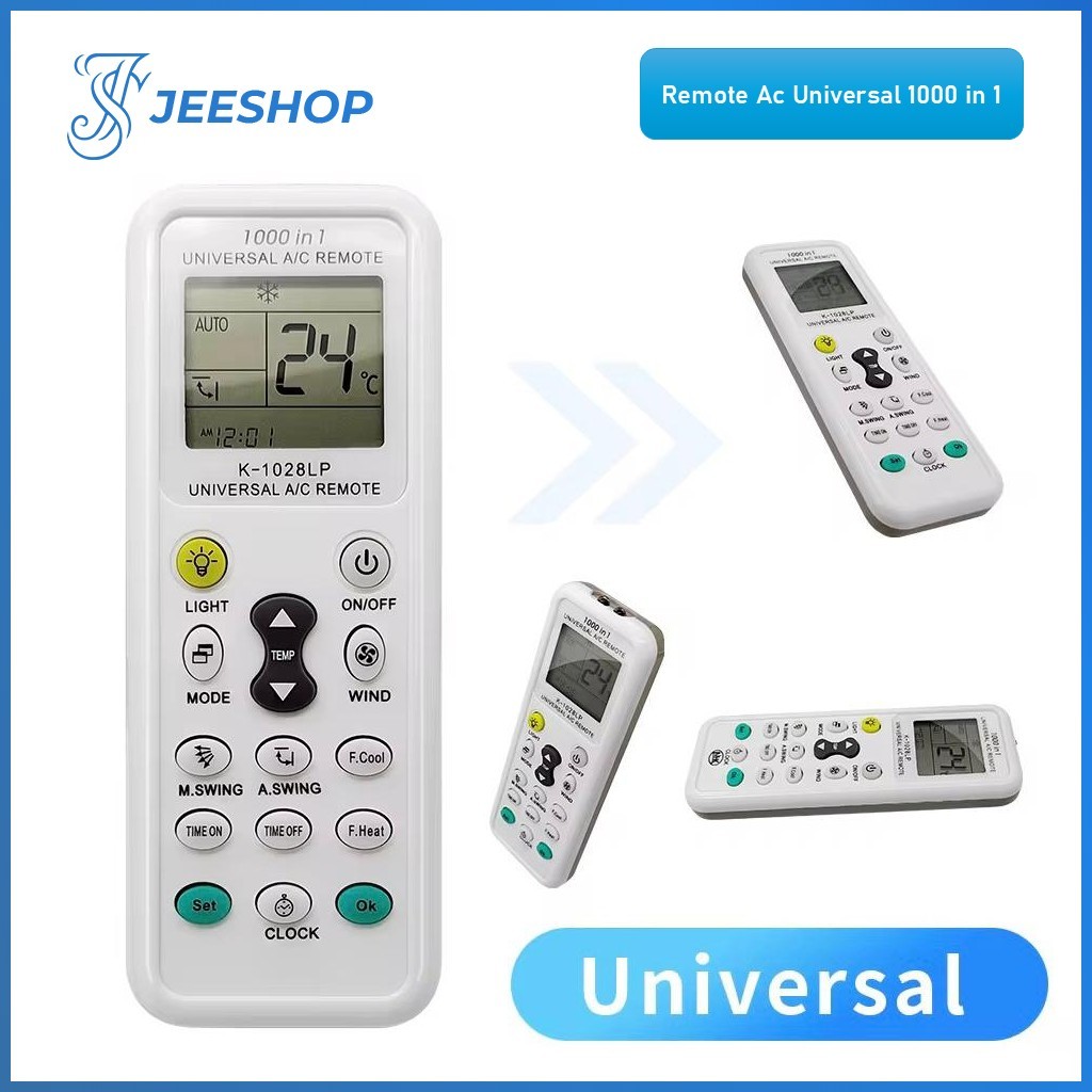 Jual Remote AC Universal 1000 in 1 K1028E Remot Ac Multi Untuk Semua ...