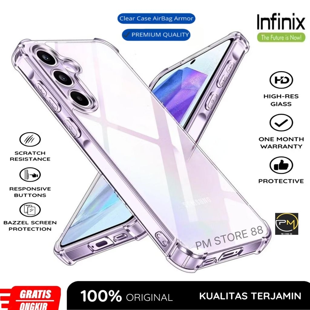 Jual SOFCLEAR ANTI CRACK TEBAL INFINIX Note 50 50X 40 Pro 40X 30 20 20i ...