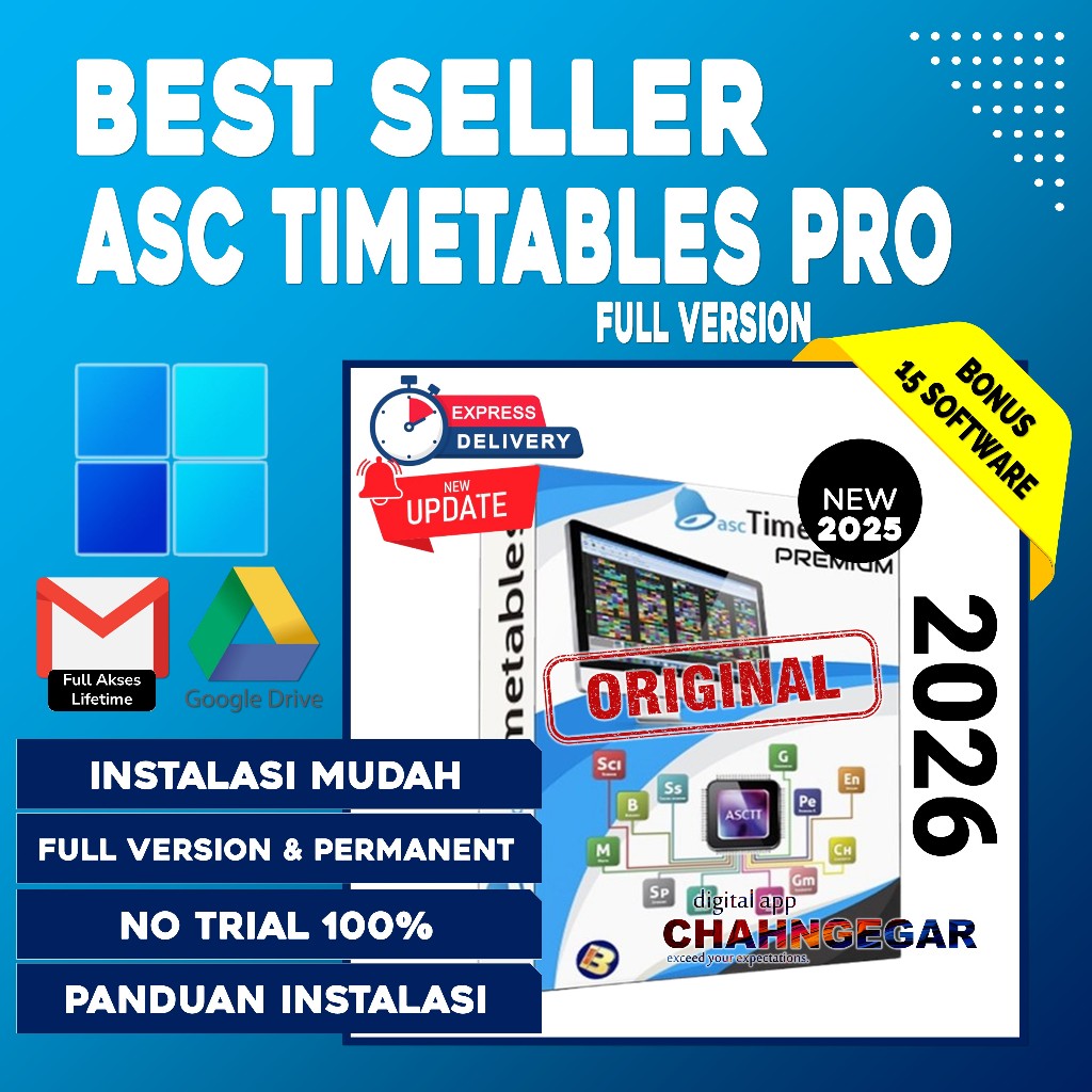 Jual aSc TimeTables 2026 2025 Original Key / ASC TimeTables 2024 ...