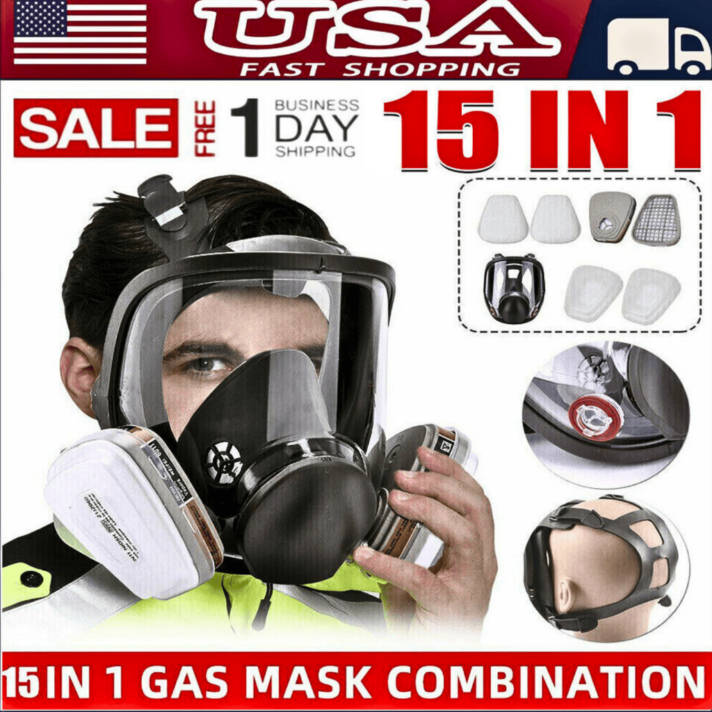 Jual KING Masker Gas Respirator cat Udara Debu Industrial Pelindung ...