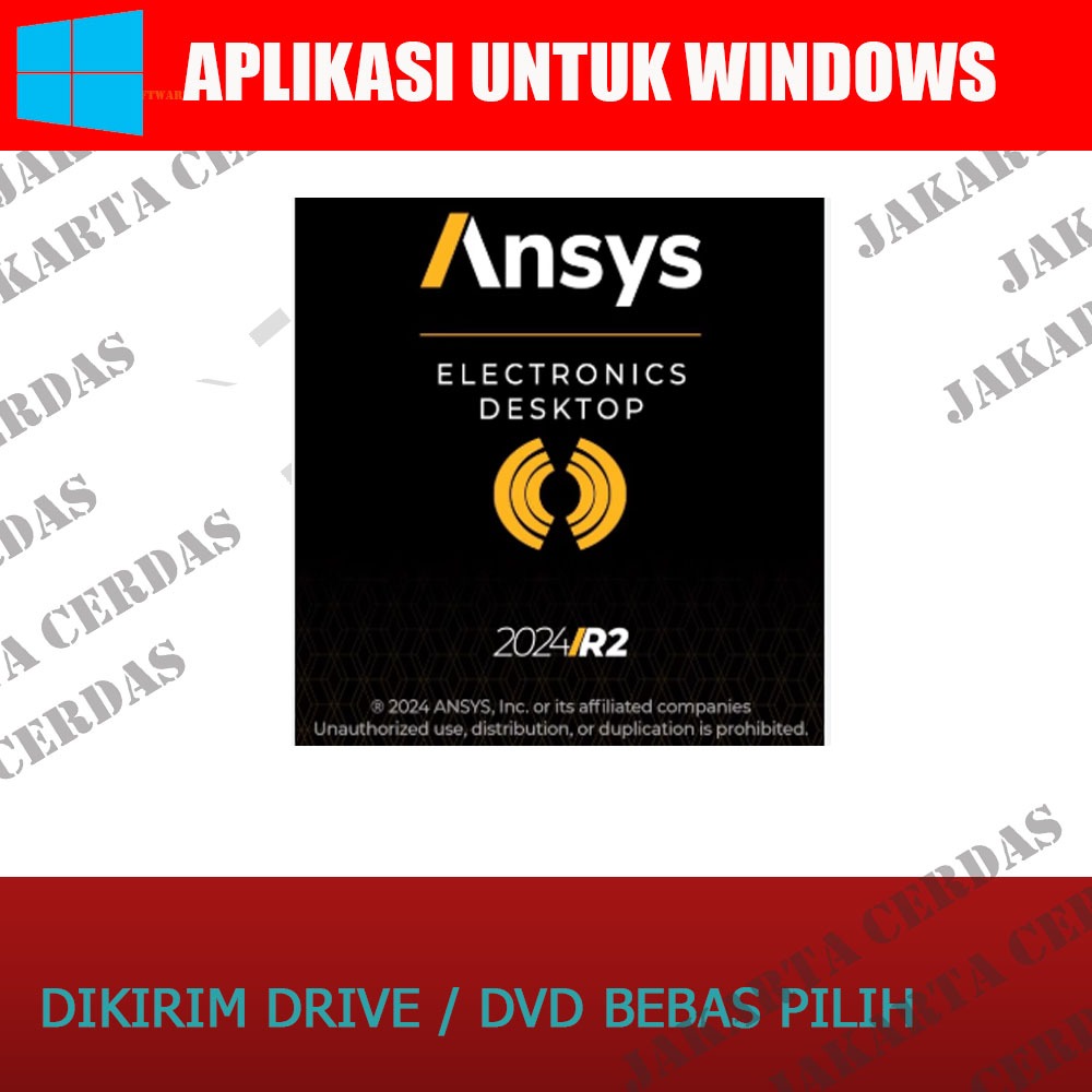 Jual APLIKASI ANSYS ELECTROMAGNETICS SUITE (ELECTRONICS SUITE) 2024 R2 ...