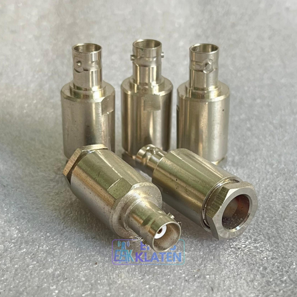 Jual Konektor RG8 BNC Female Clamp Fe Konektor BNC Cewek RG213 1/4 ...