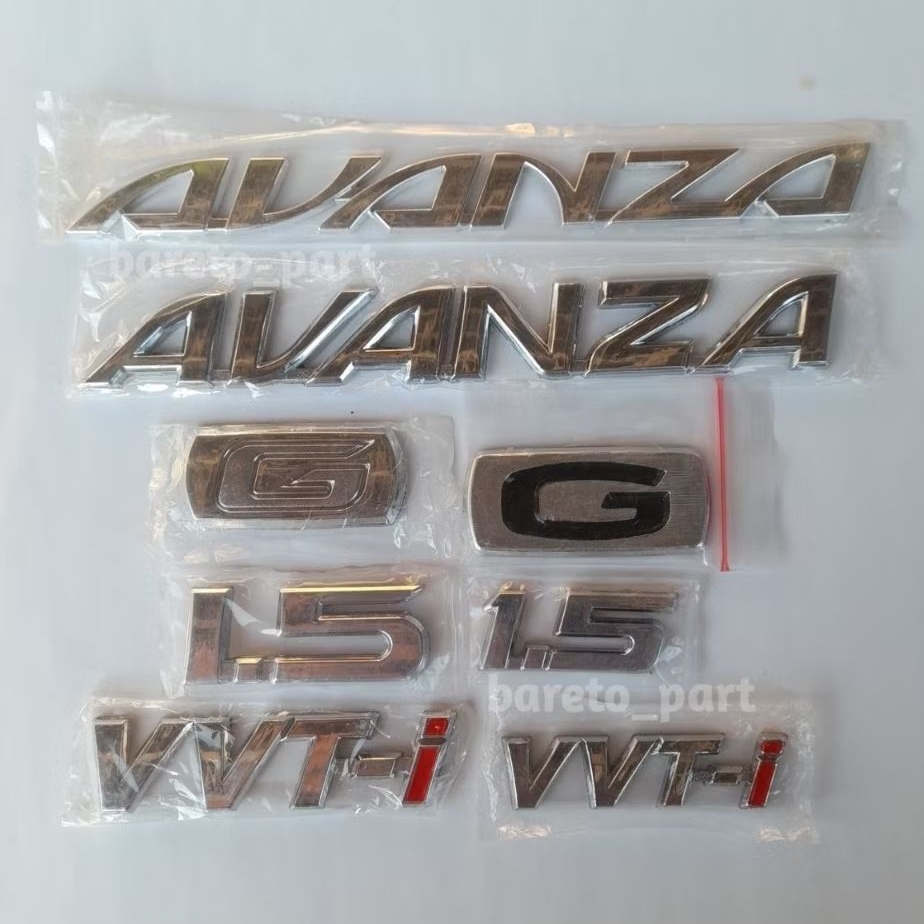 Jual Emblem avanza / emblem tulisan avanza / emblem avanza lama ...
