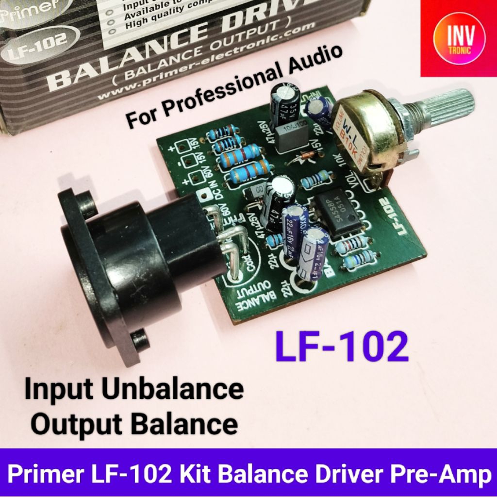 Jual Kit Primer LF-102 Balance Driver Pre-Amp Module Kit Professional ...