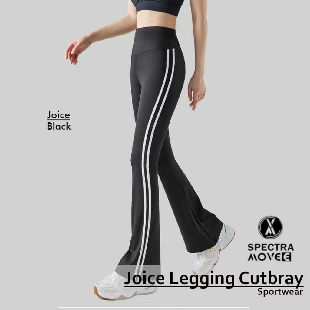 Jual Legging Cutbray JOICE Celana Olahraga Wanita Senam Gym Legging Lis Zumba Yoga Aerobic ...