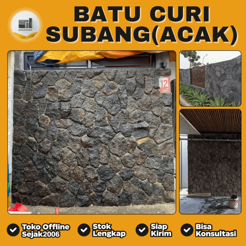 Jual Batu Alam Curi Subang Cocok Untuk Dinding | Shopee Indonesia