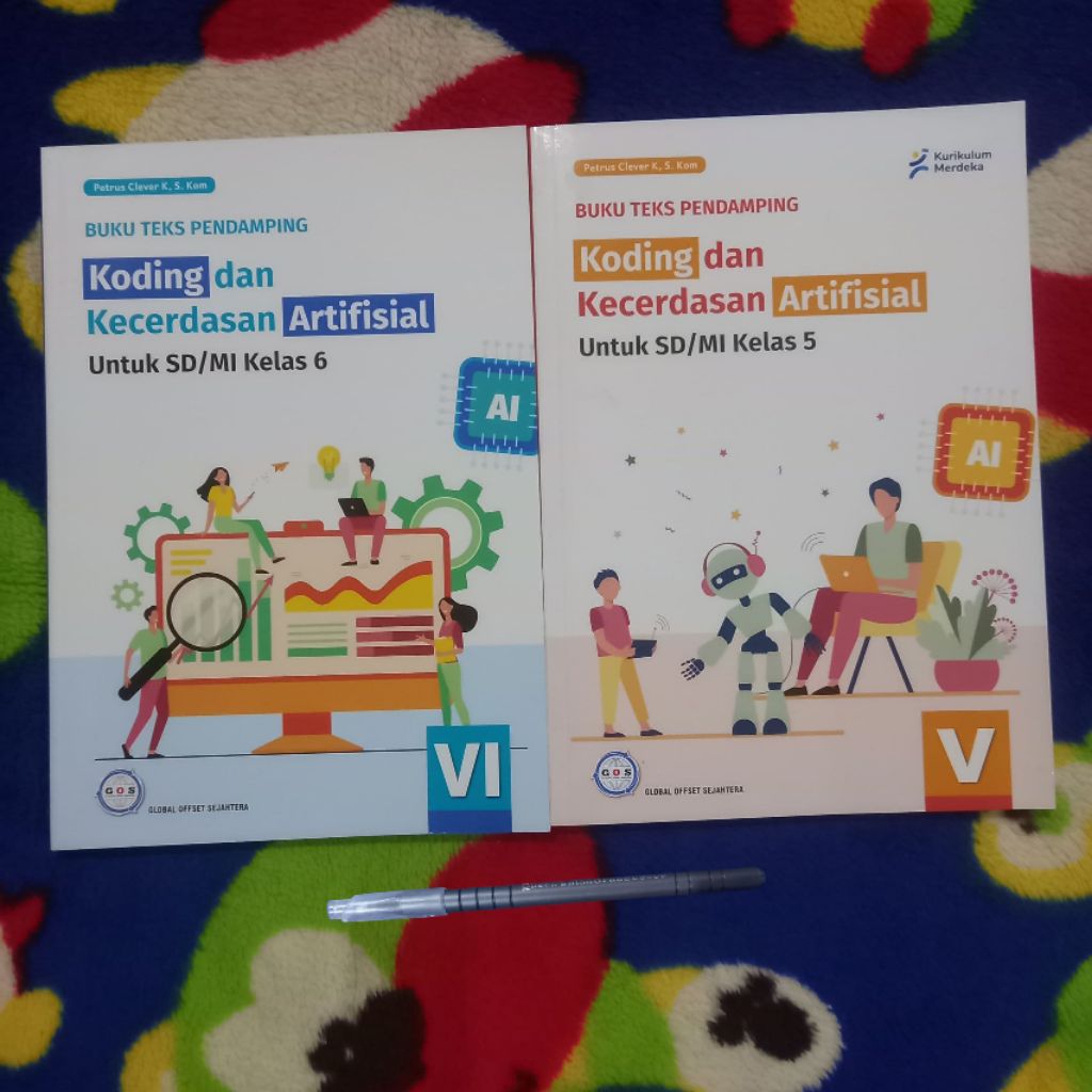 Jual ORIGINAL BUKU TEKS PENDAMPING KODING DAN KECERDASAN ARTIFISIAL KELAS 5 6 SD/MI KURIKULUM ...