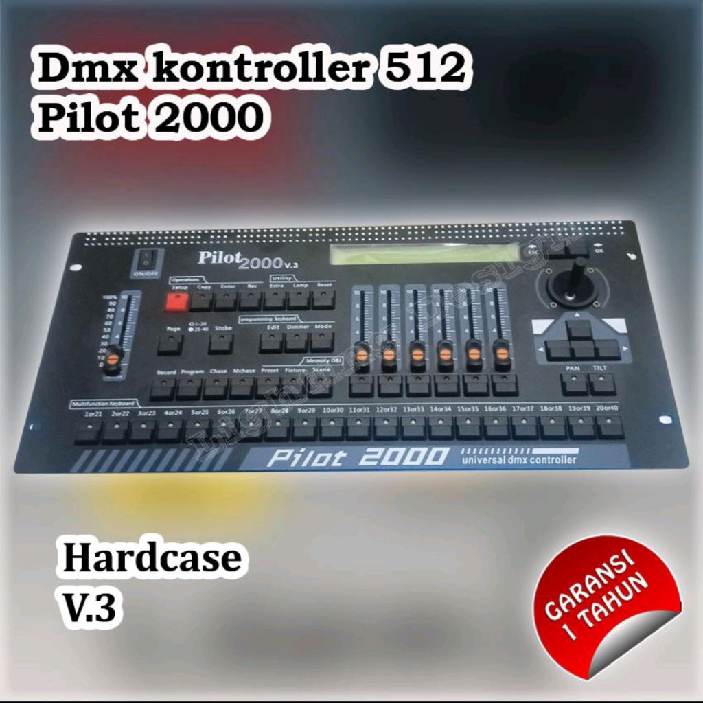 Jual Mixer lighting dmx controller pilot 2000 + hardcase | Shopee Indonesia