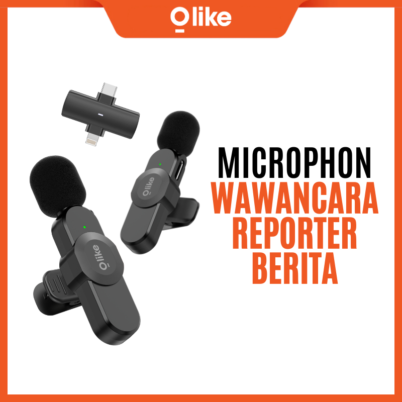 Jual [NEW PRODUCT] Olike Microphone Clip-On Wireless CM01 Bluetooth ...