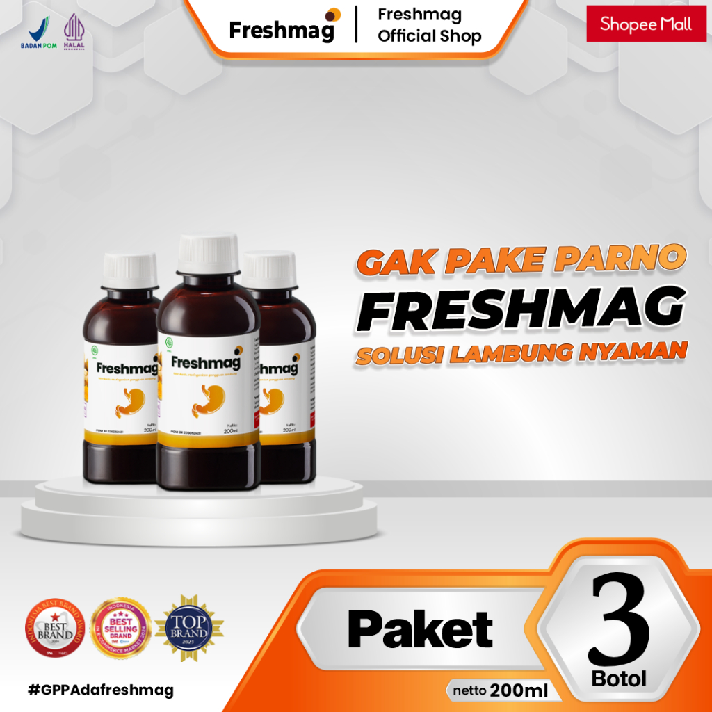 Jual Freshmag - Madu Herbal Paket 3 Botol | Shopee Indonesia