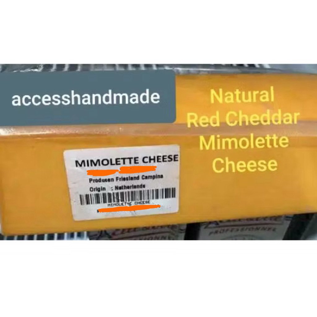 Jual De Jong Mimolette Red Cheddar Cheese keju merah chedar gojek grab ...