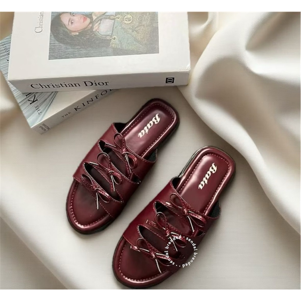 Jual Promo BATA Sandal wanita wedges 5cm Sandal slop pita Sandal wedges ...