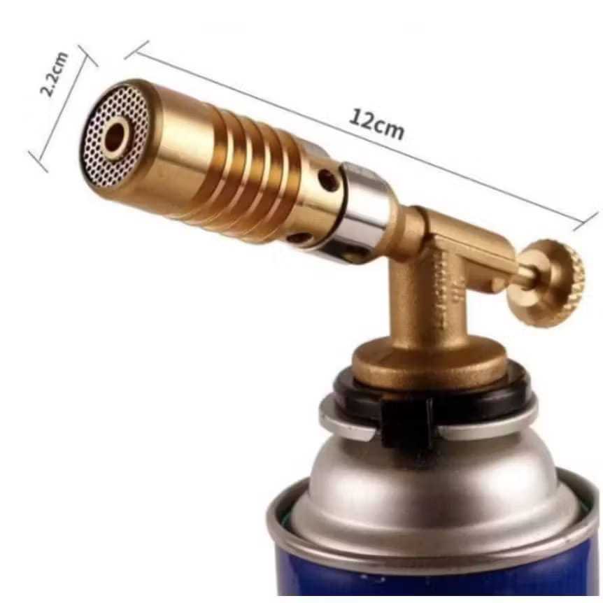 Jual FLAME GUN GAS TORCH BLOW PORTABLE FULL KUNINGAN KEPALA GAS TORCH ...