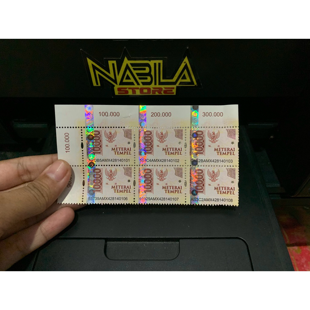 Jual Meterai 10000 Asli Kantor Pos | Shopee Indonesia