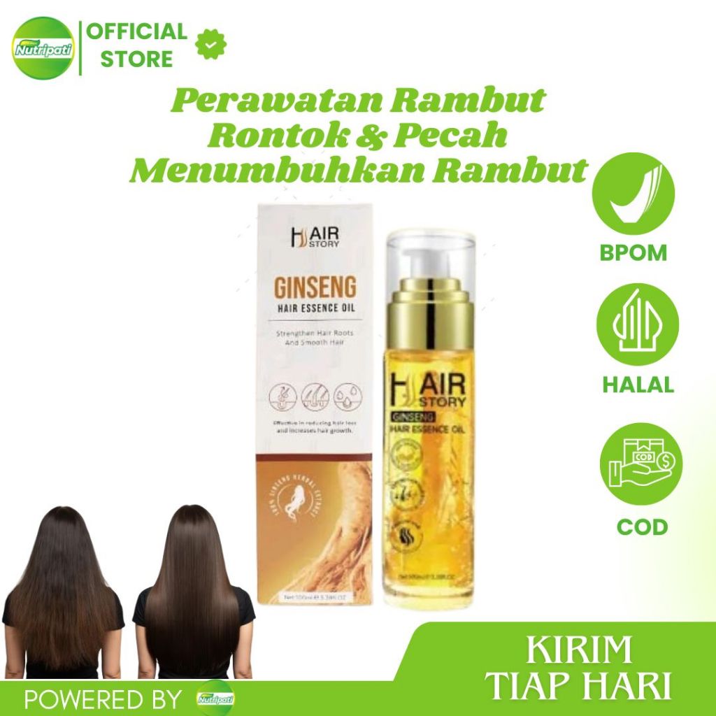 Jual FYC Hair Story - Ginseng Hair Tonic Oil - Perawatan Rambut Rontok ...