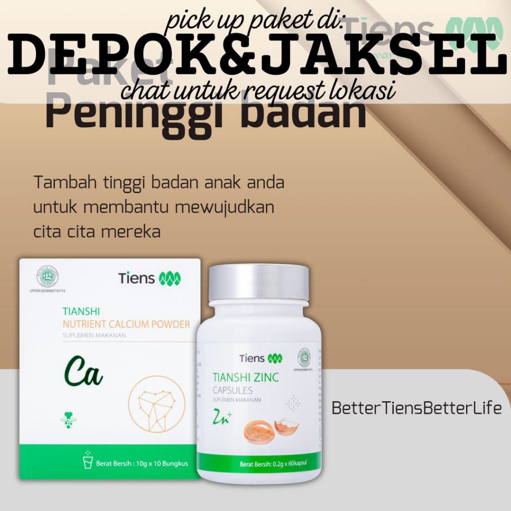Jual Peninggi Badan Tiens | Vitamin D TCM Herbal China Tiongkok ...