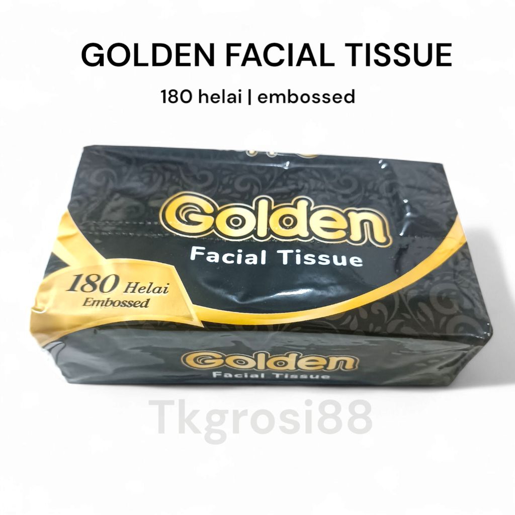 Jual Tissue GOLDEN 180 Helai / facial tissue / tisu murah | Shopee ...