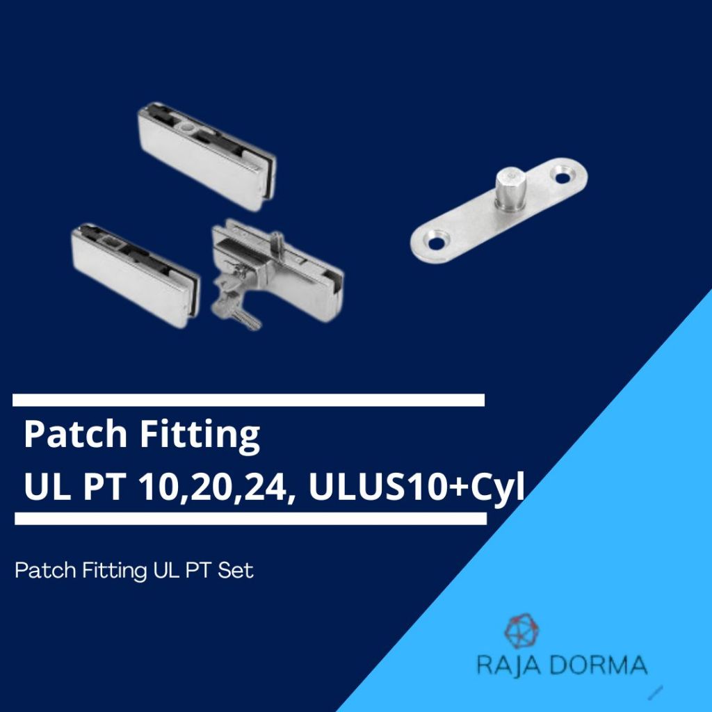 Jual Dormakaba Patch Fitting Set UL PT 10,20,24, ULUS10+Cyl | Shopee ...