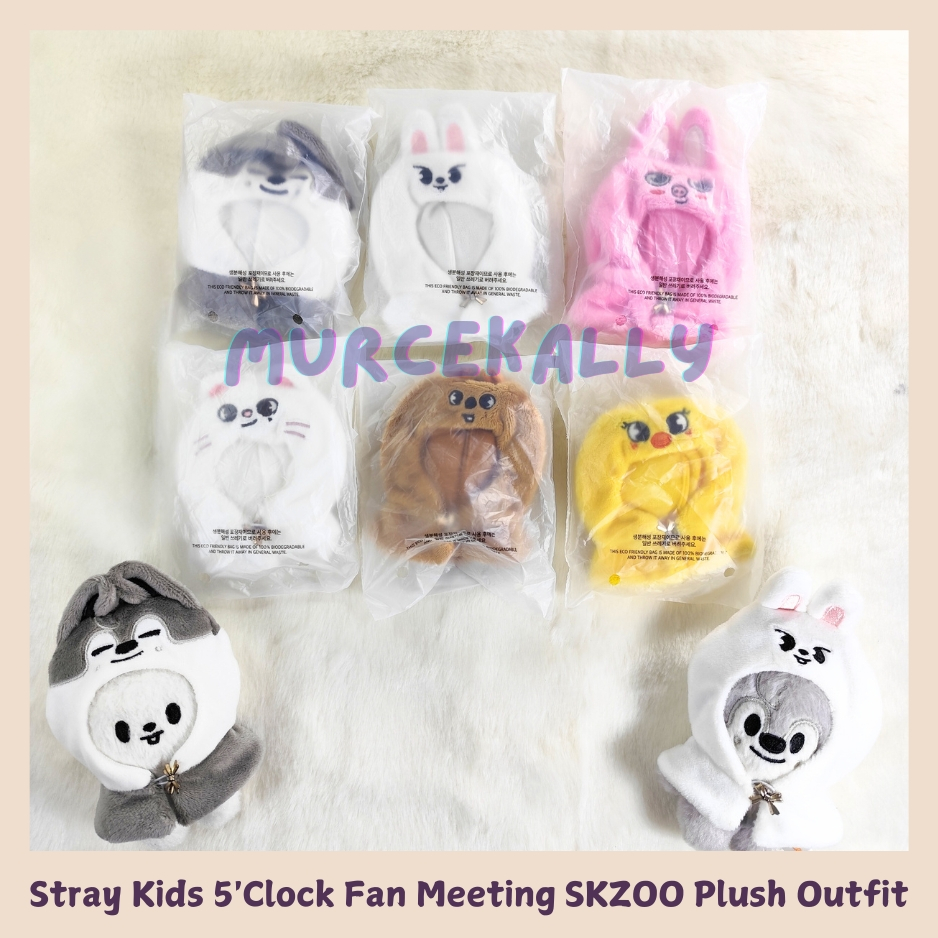 Jual [LAST STOCK] Stray Kids 5'Clock Fan Meeting SKZOO Plush Outfit ...