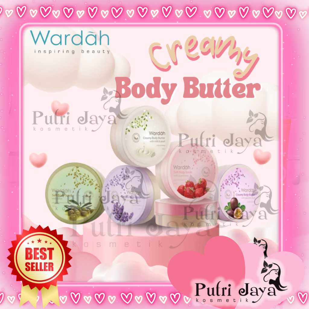 Jual WARDAH CREAMY BODY BUTTER | 50ML 100ML 150ML | Shopee Indonesia
