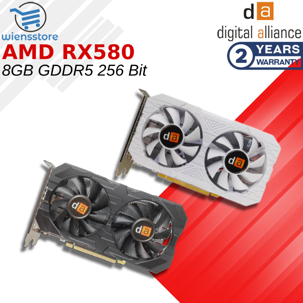 Jual Digital alliance AMD RX580 8GB GDDR5 256Bit – VGA RX580 | Shopee ...