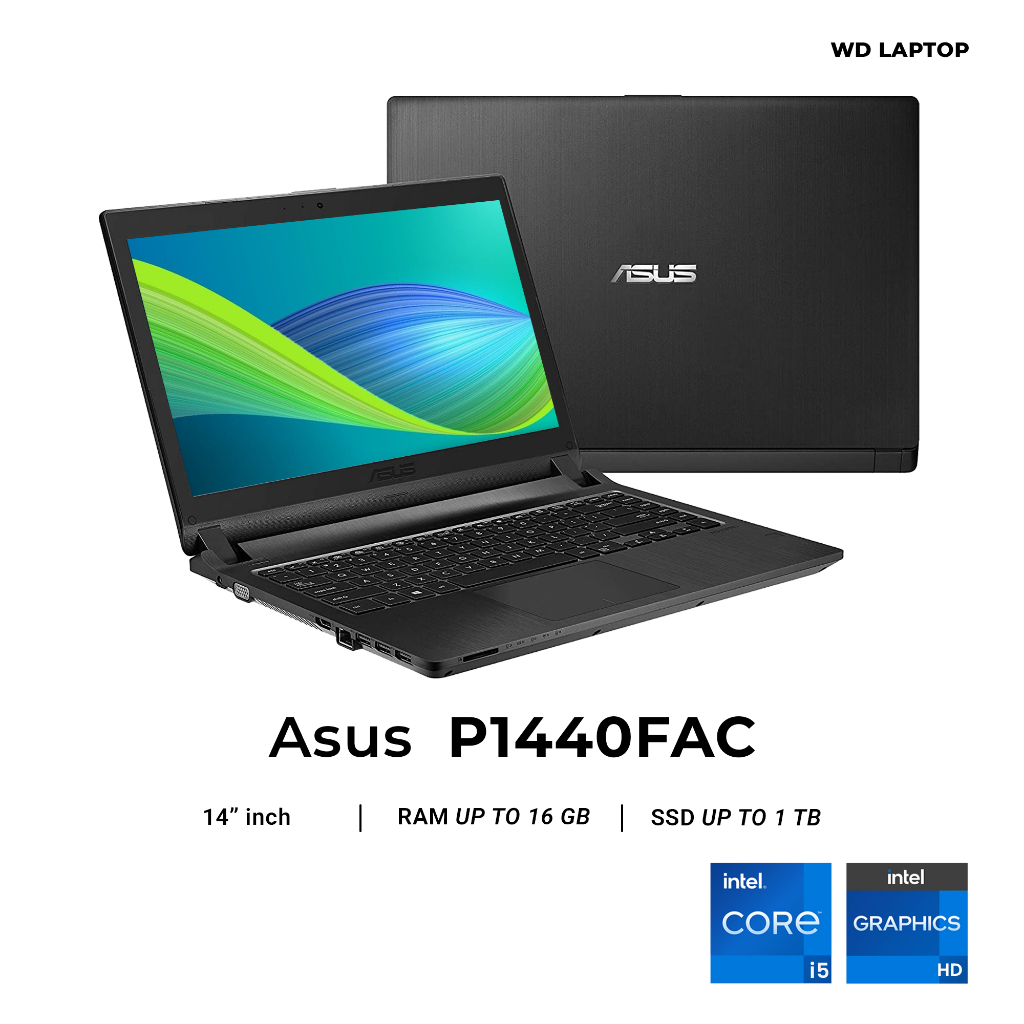 Jual Laptop Asus Pro P1440FAC Intel Core i5 Gen 10210U RAM 16 GB SSD 1 ...