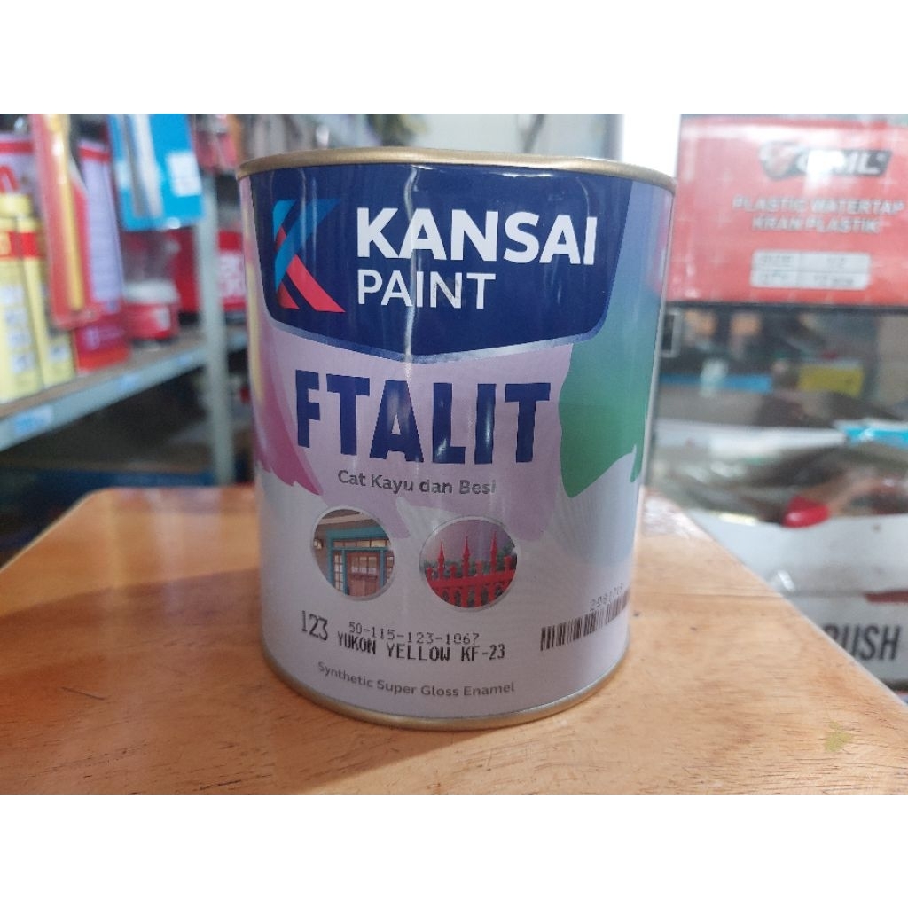 Jual ftalit kansai paint cat kayu dan besi 1 kg/ 1 liter | Shopee Indonesia
