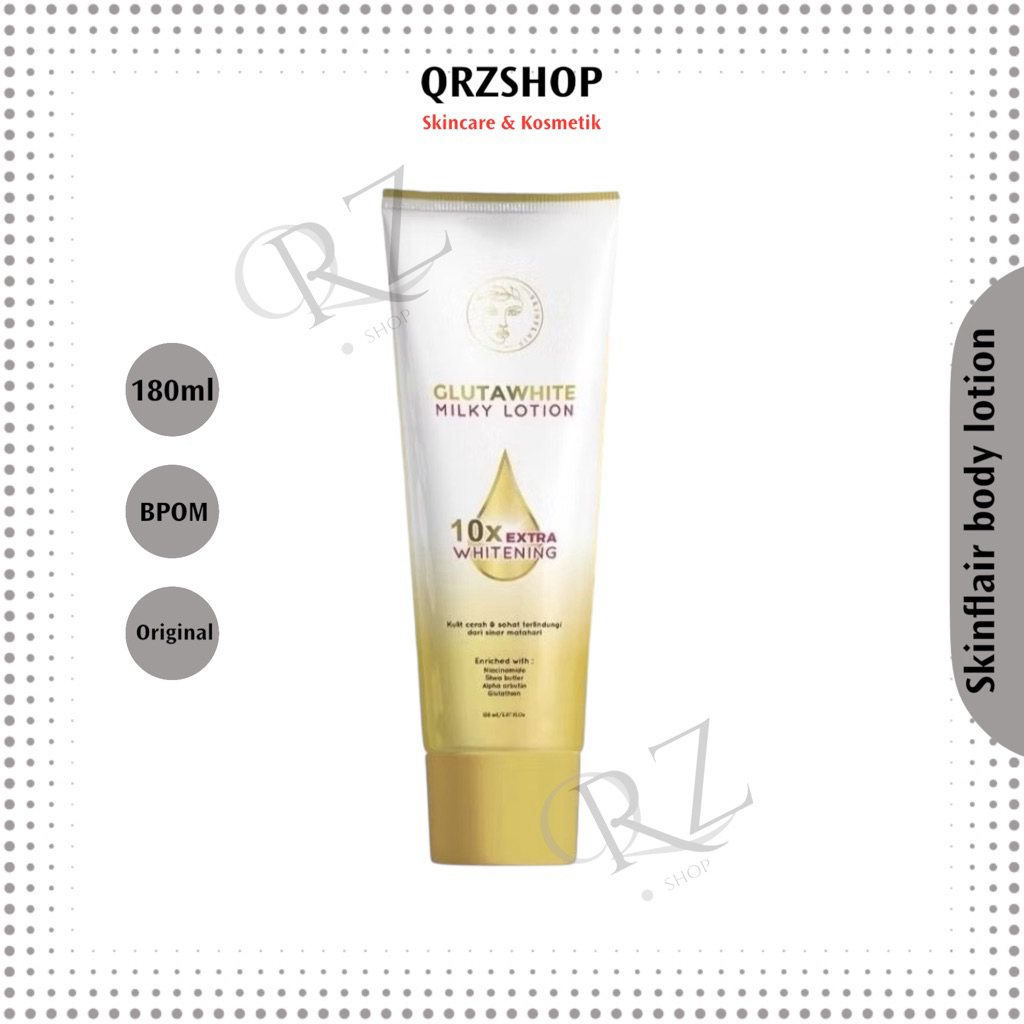 Jual Skinflair Body Lotion Viral Glutawhite Milky Lotion 10x Extra Whitening Pencerah Pelembab ...
