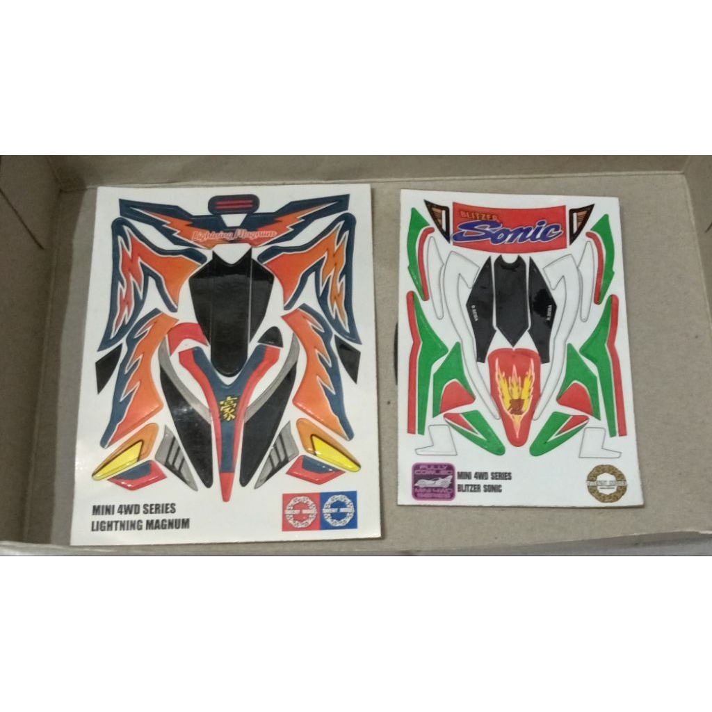 Jual Decal Stiker Mini4wd Lightning Magnum Blitzer Sonic Rep Tamiya ...