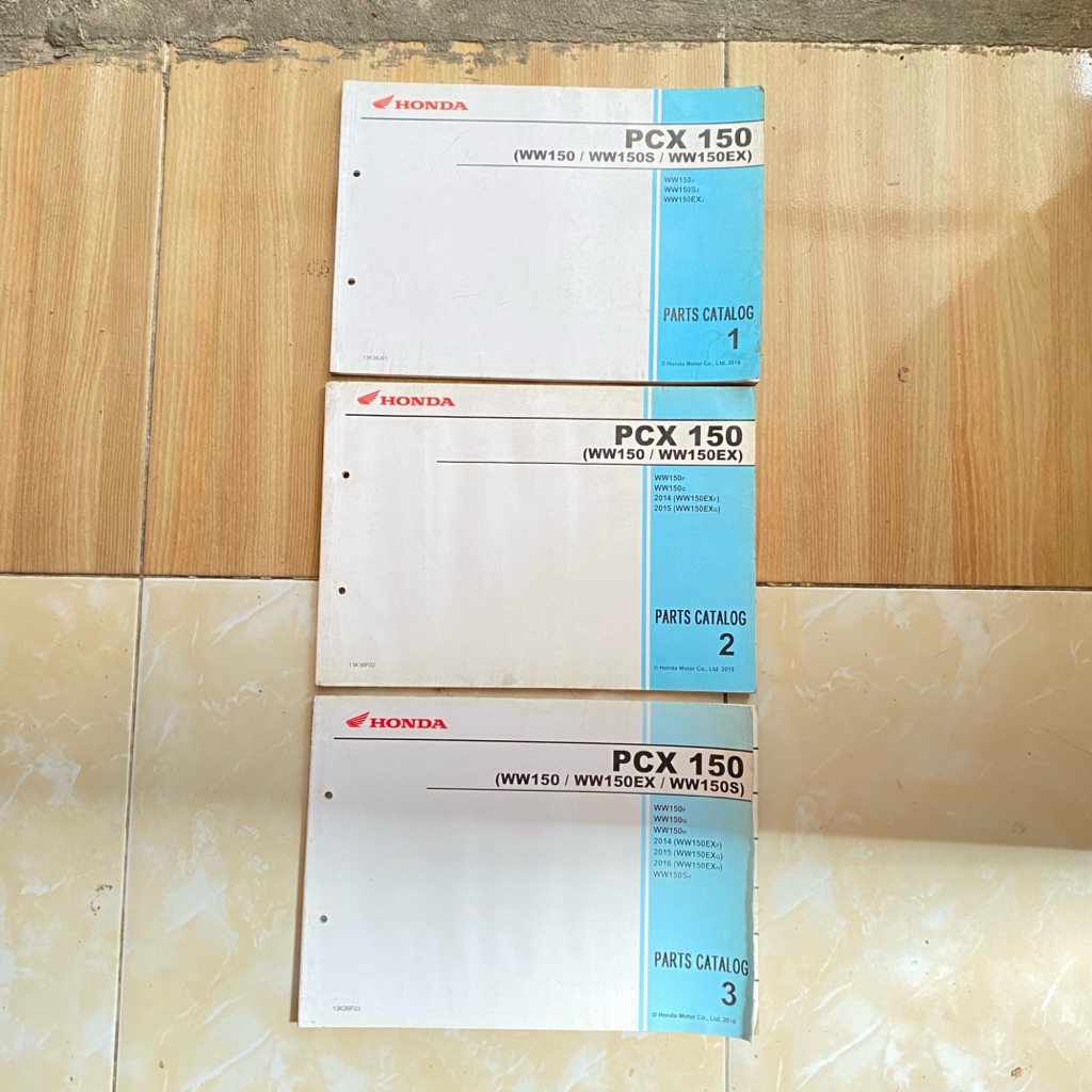 Jual Buku part Catalog Honda PCX 150 | Shopee Indonesia