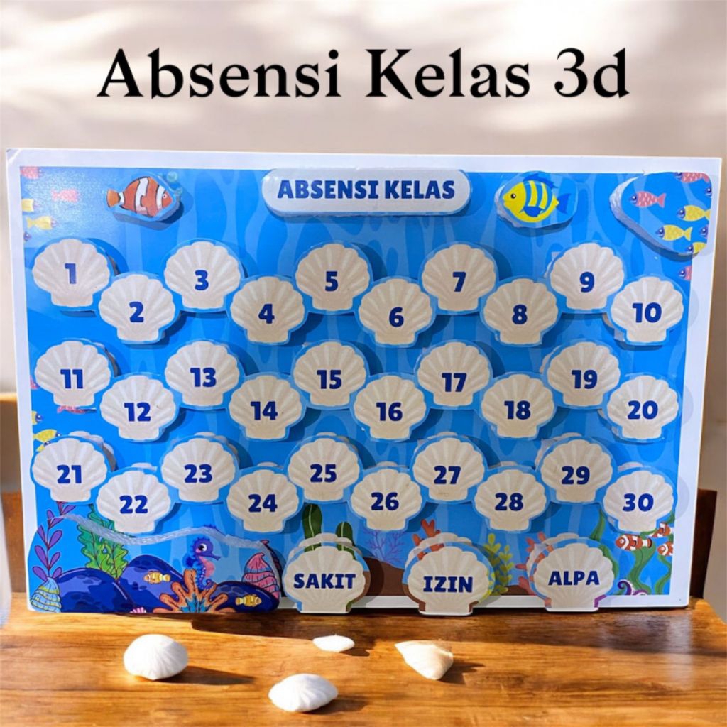 Jual popup 3d POPUP 3D ABSENSI KELAS UKURAN BESAR | Shopee Indonesia
