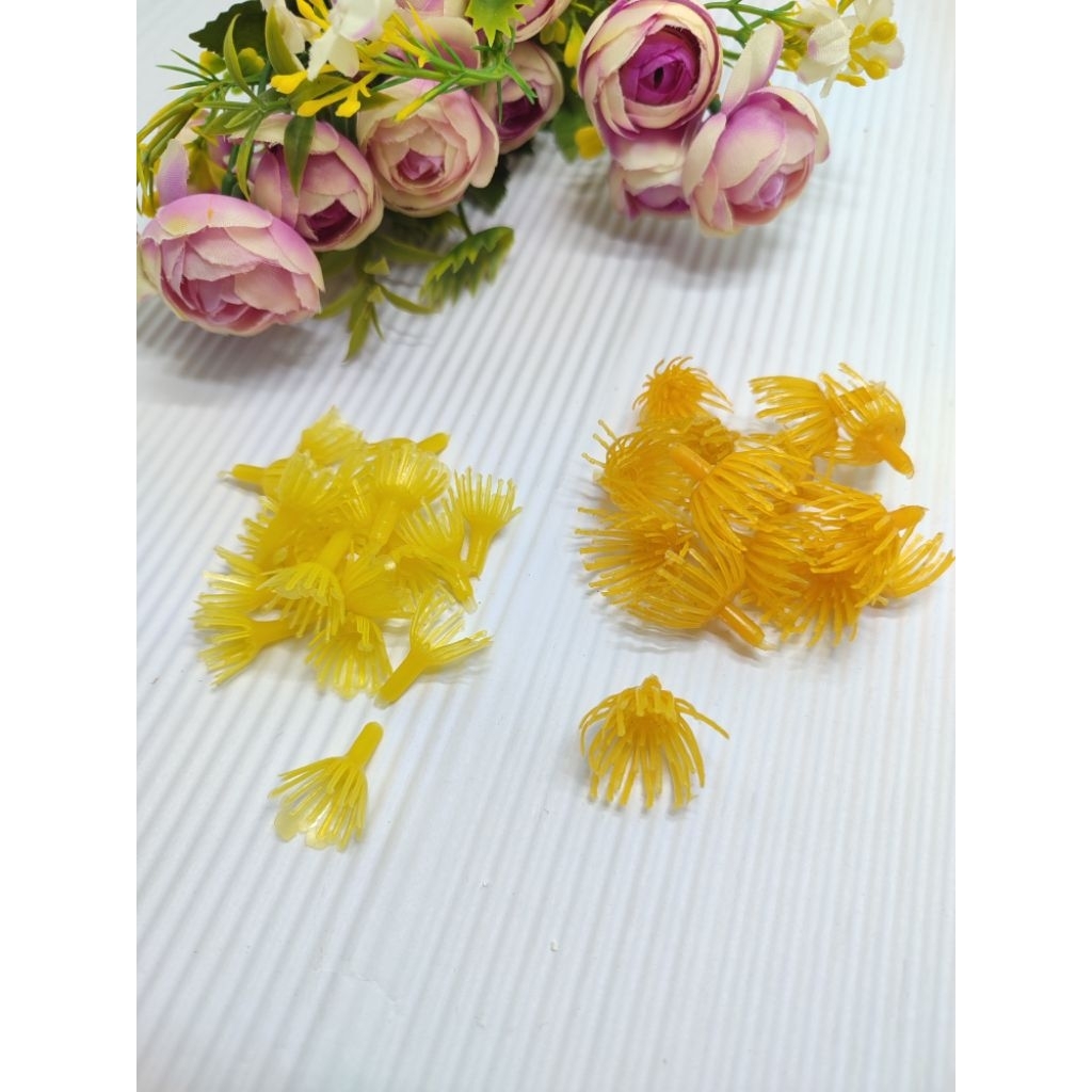 Jual 40 Pcs dan 20 Pcs Putik Plastik Variasi Kuning - Putik Bunga ...