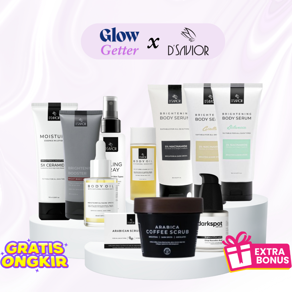 Jual DSavior Body Whitening Serum Pemutih Badan menghilangkan bekas ...