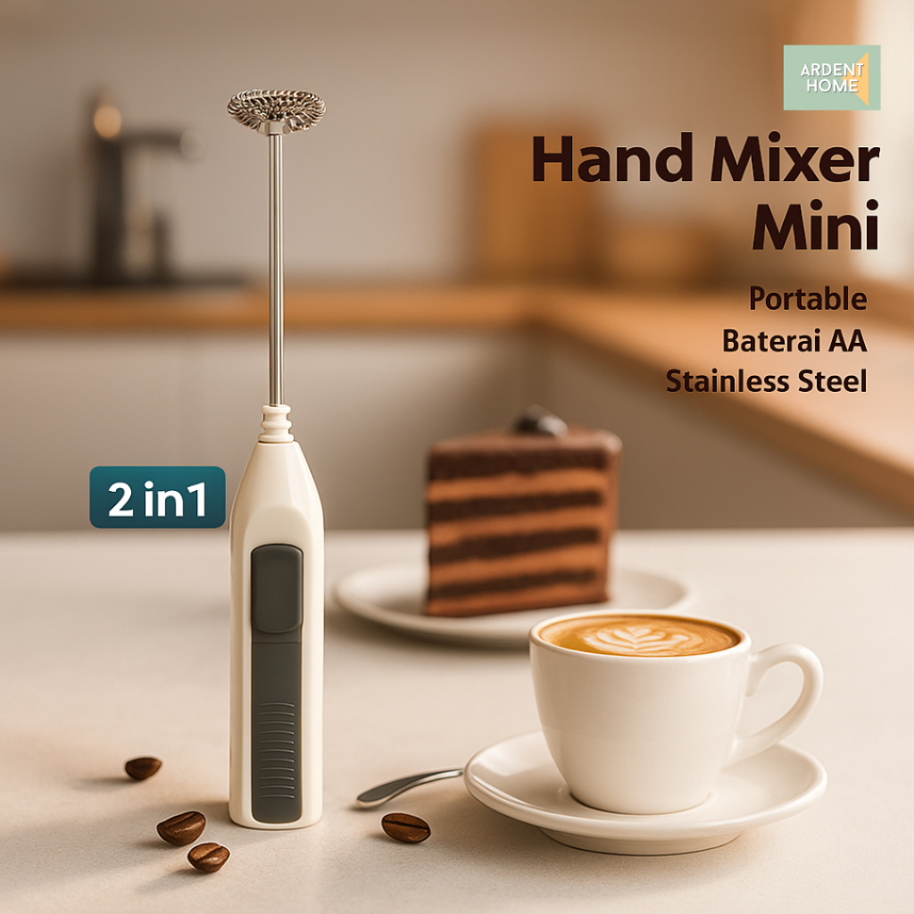Jual One Two Cups Hand Mixer Mini Pengocok Telur Kopi Milk Frother ...