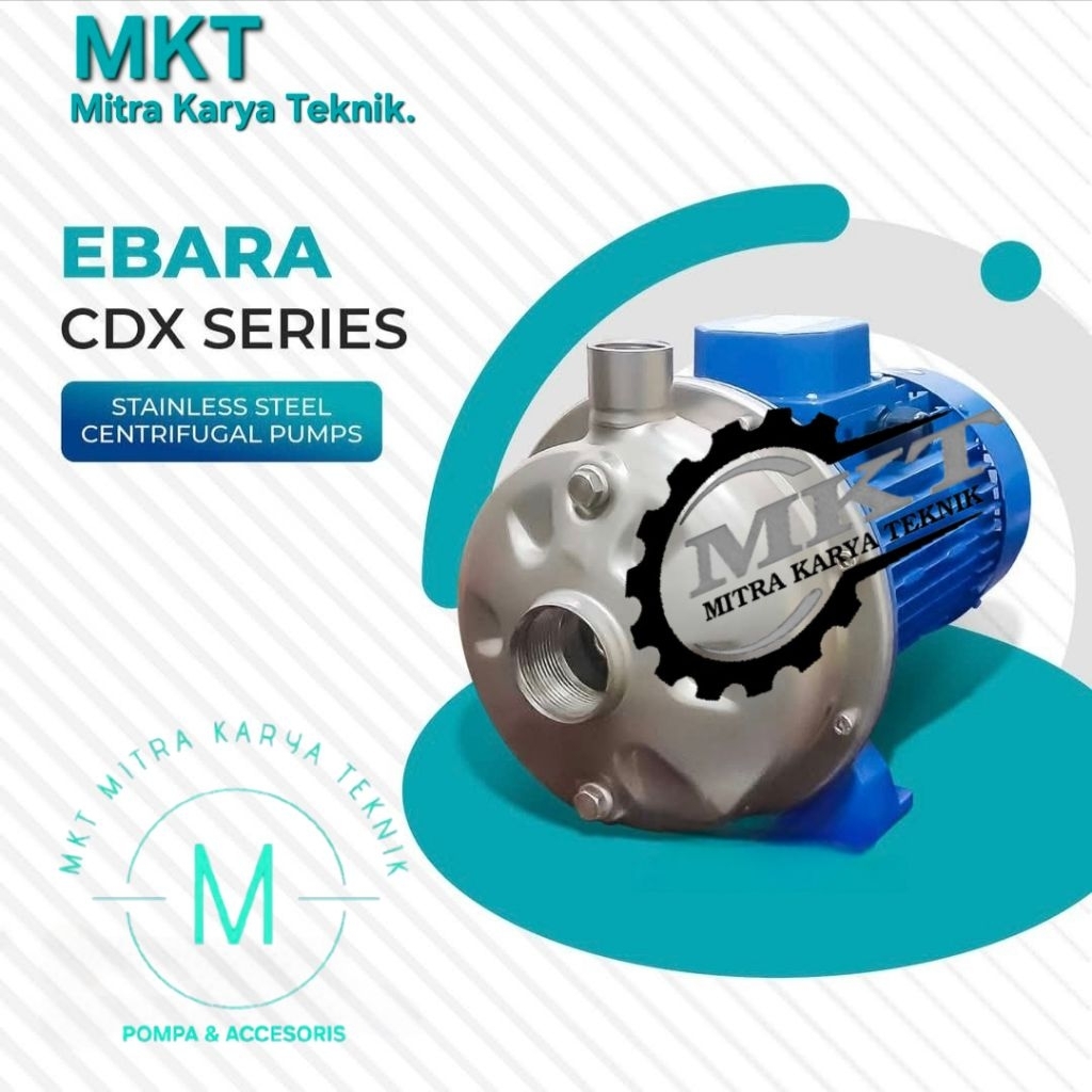 Jual POMPA EBARA CDX 200/12 POWER 0.9KW 1.2HP 2 POLE 2900RPM 380V CENTRIFUGAL PUMP STAINLEES ...