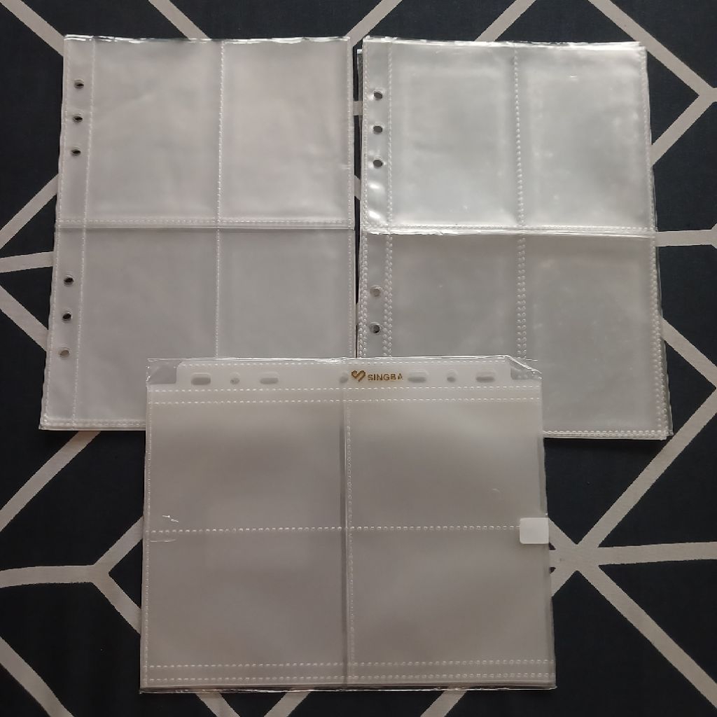 Jual Sleeve binder sealed/unsealed singba 4P 2side bolak balik | Shopee ...