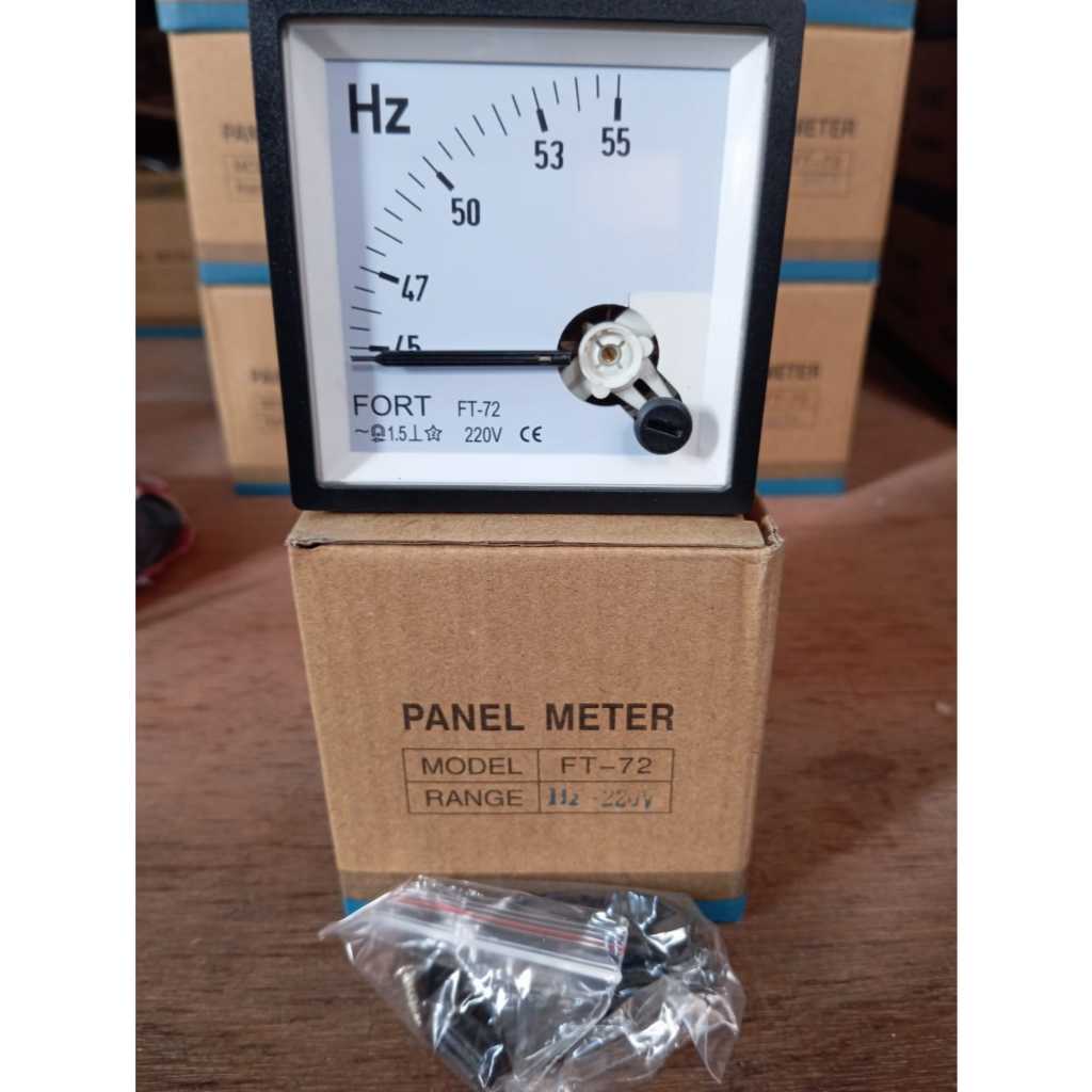 Jual FORT HZ Frequency METER FT-72 JARUM Getar 45-55 HZ/220V Frekuensi ...
