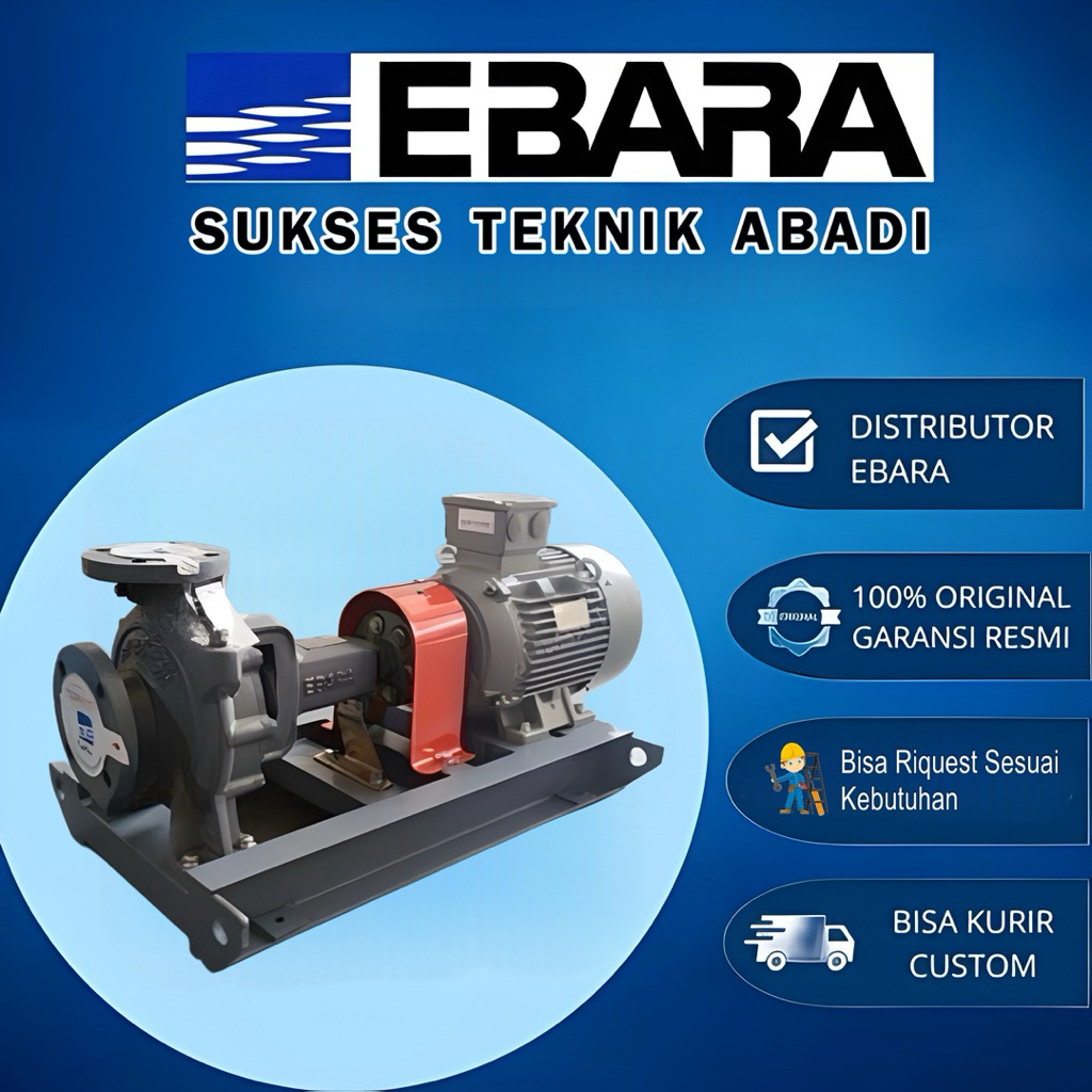 Jual Pompa Ebara 80x65FSHA Power motor teco 15kw 20hp 3Phase ...