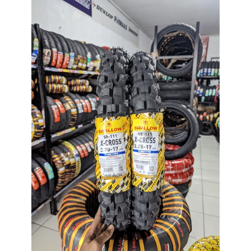 Jual BAN TRAIL SWALLOW X CROSS 300-17 275-17 HARGA SATUAN UNTUK SUPRA ...