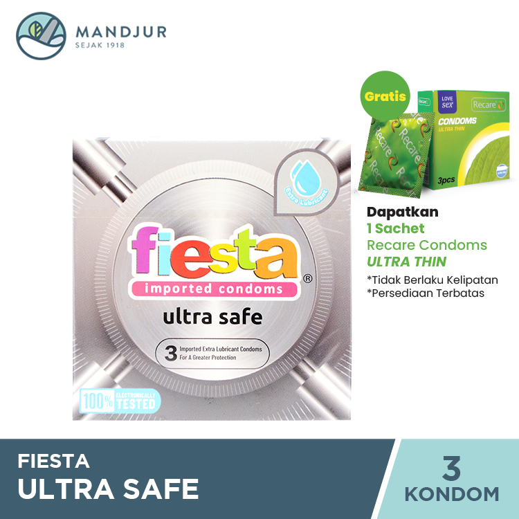 Jual Kondom Fiesta Ultra Safe 3 Pcs | Shopee Indonesia