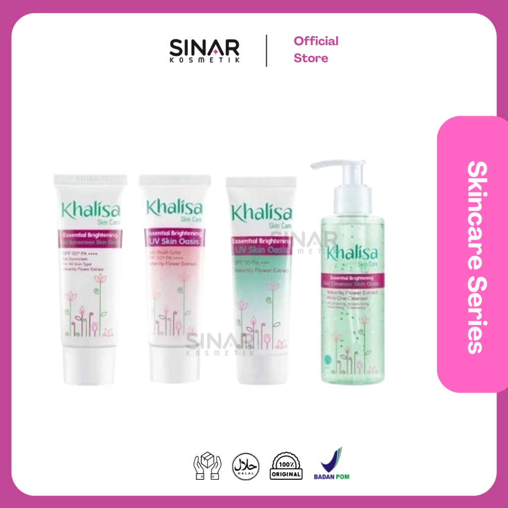 Jual KHALISA - Khalisa Essential Brightening Gel Cleanser Skin Oasis ...