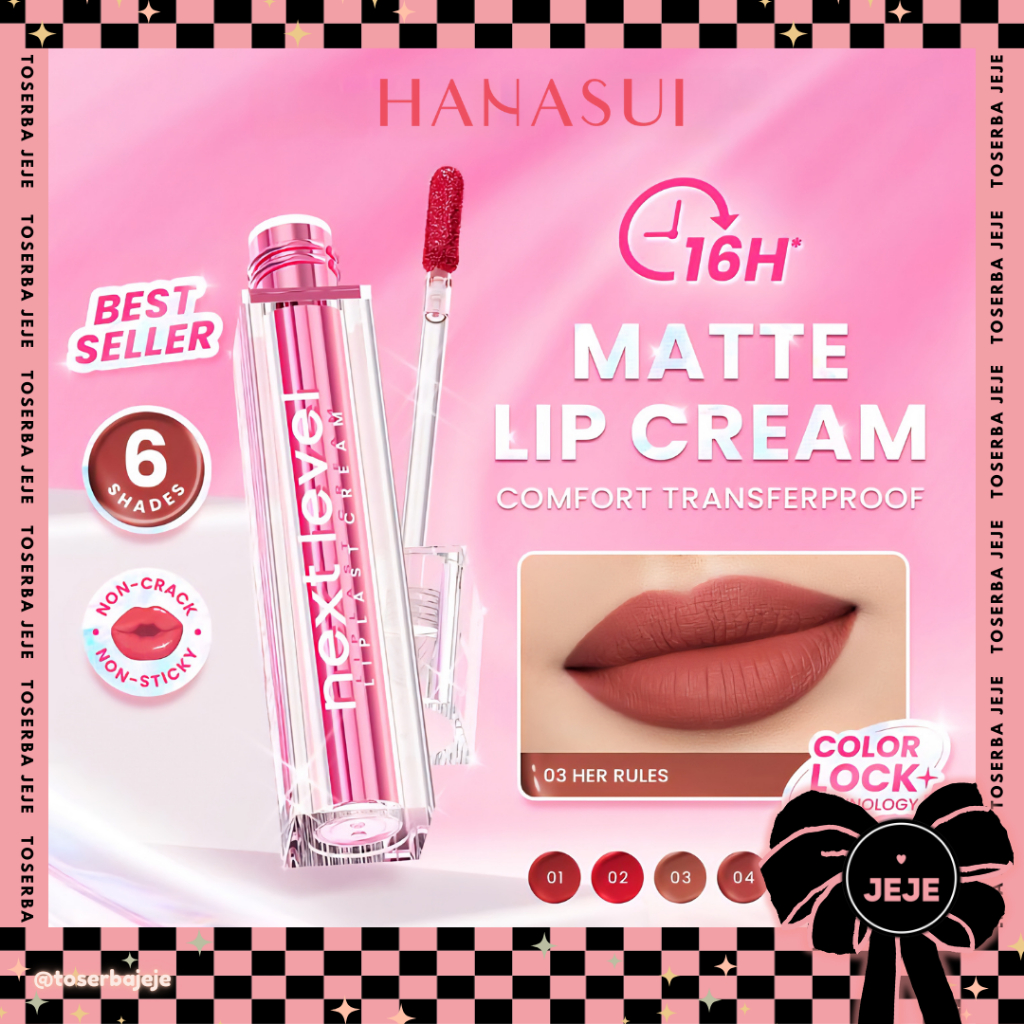 Jual Hanasui Next Level Liplast Cream | Liplast Cream Tahan Lama ...