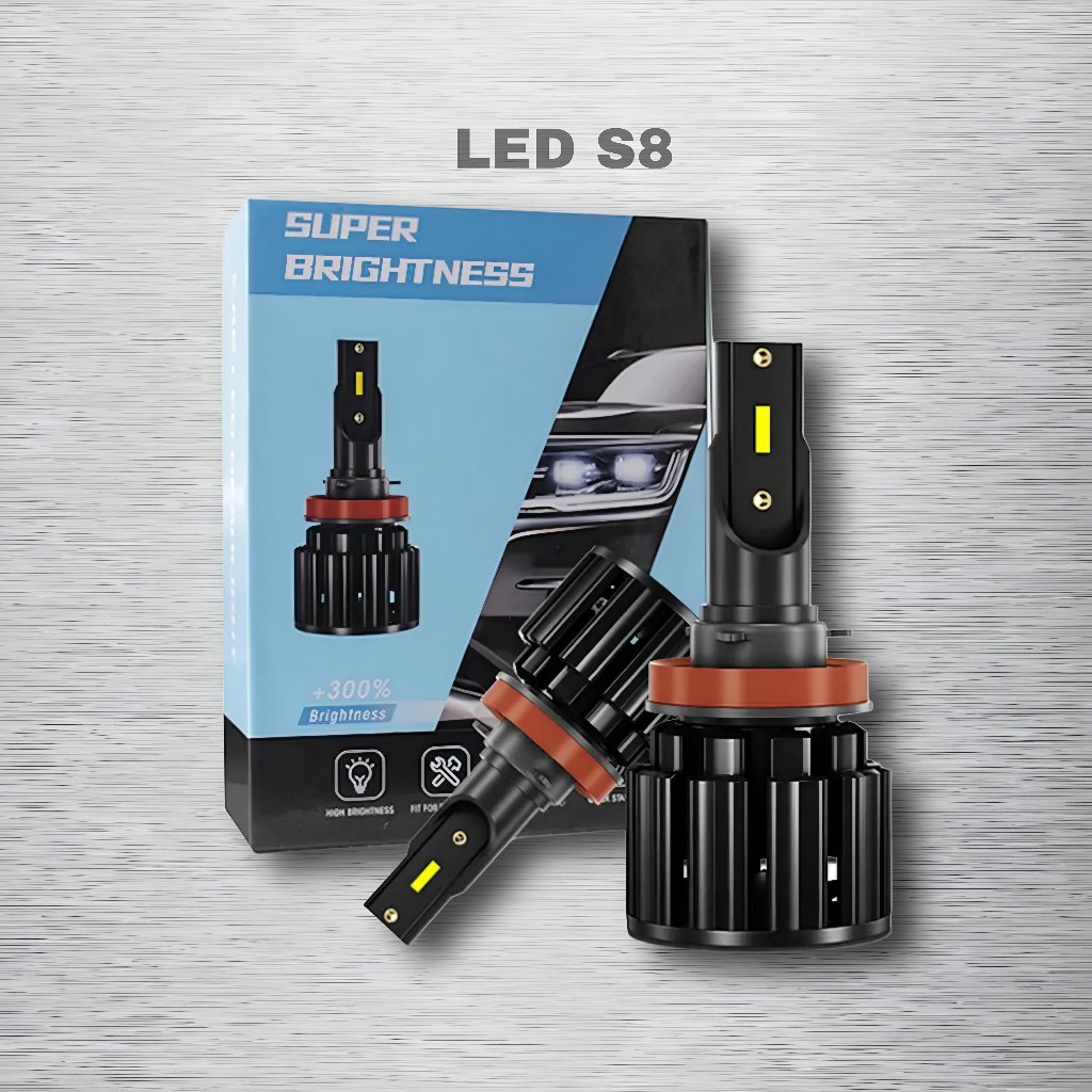 Jual LAMPU LED S8 55 WATT H4 H11 H8 H9 HB3 HB4 H7 H1 H27 | Shopee Indonesia