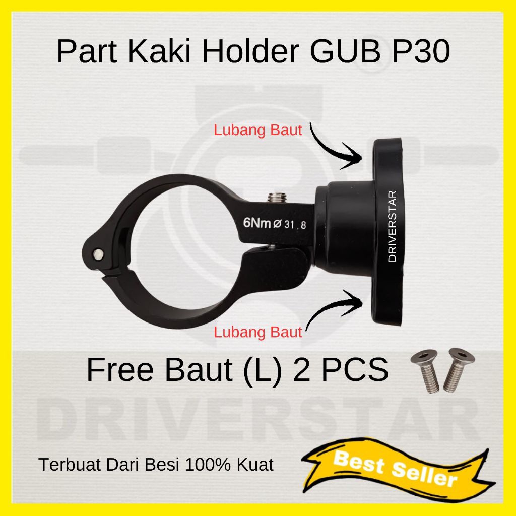 Jual Part Bracket Kaki Holder Dudukan Handphone GUB P30 | Shopee Indonesia