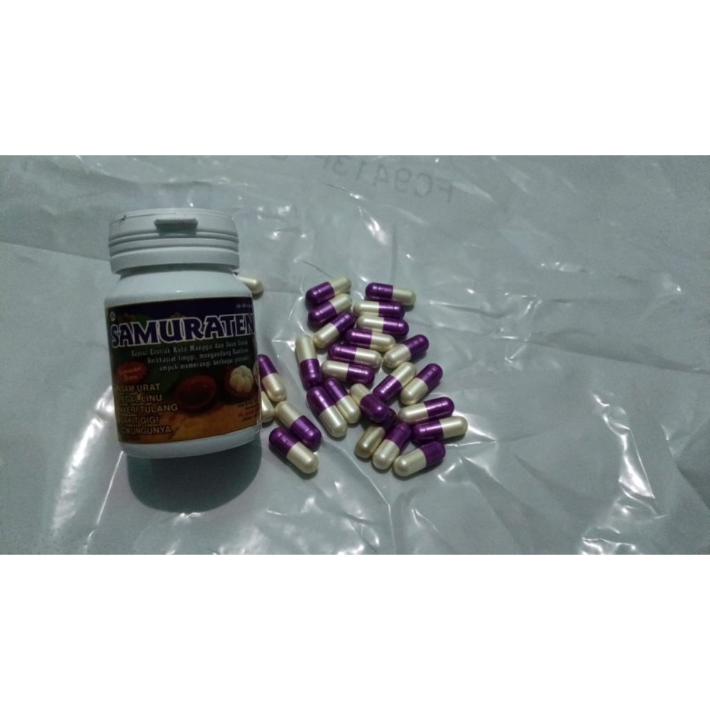 Jual KAPSUL ASAM URAT SAMURATEN*BOTOL NEW | Shopee Indonesia