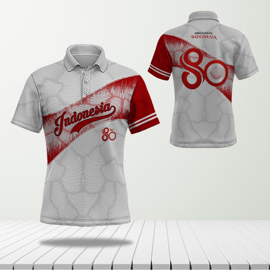Jual Kaos Polo Hut RI 80 2025 Dewasa art - 8 full Printing - The ...