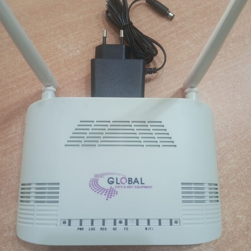 Jual ONU XPON GLOBAL GL-XP02 WIFI 2 LAN SUPPORT OMCI OLT GLOBAL XP02 ...