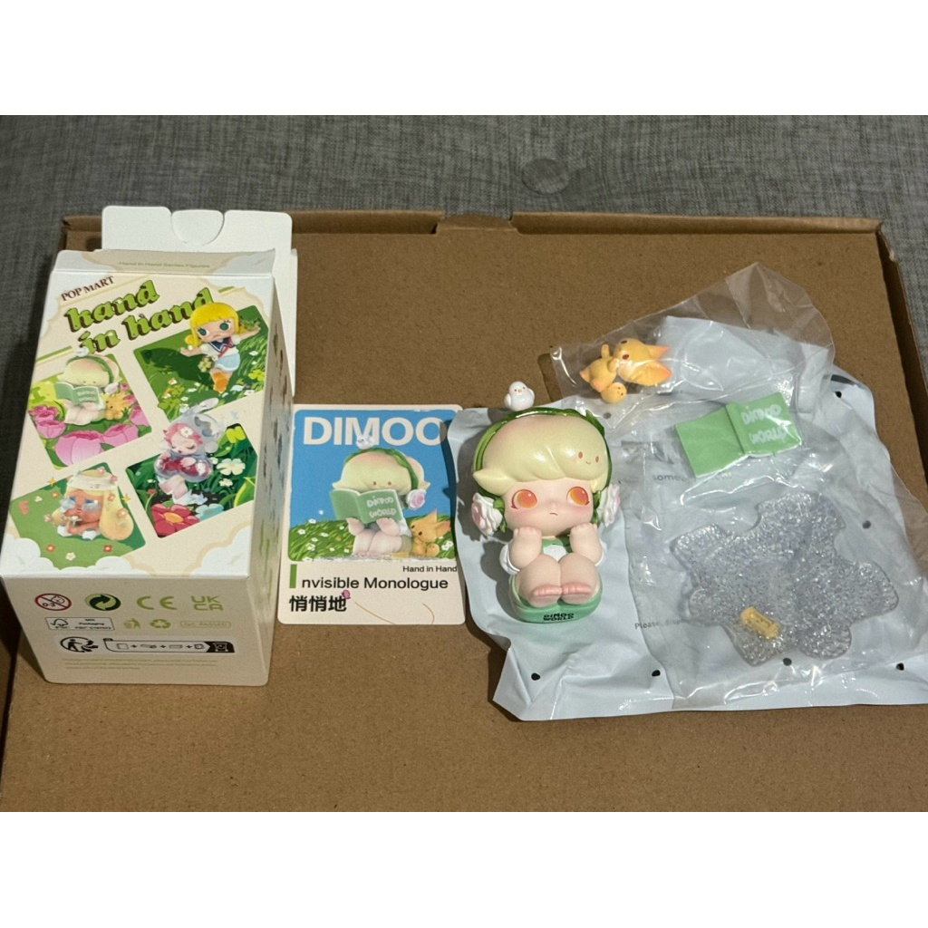 Jual Selected Popmart Hand in Hand Series - Dimoo Invisible Monologue ...